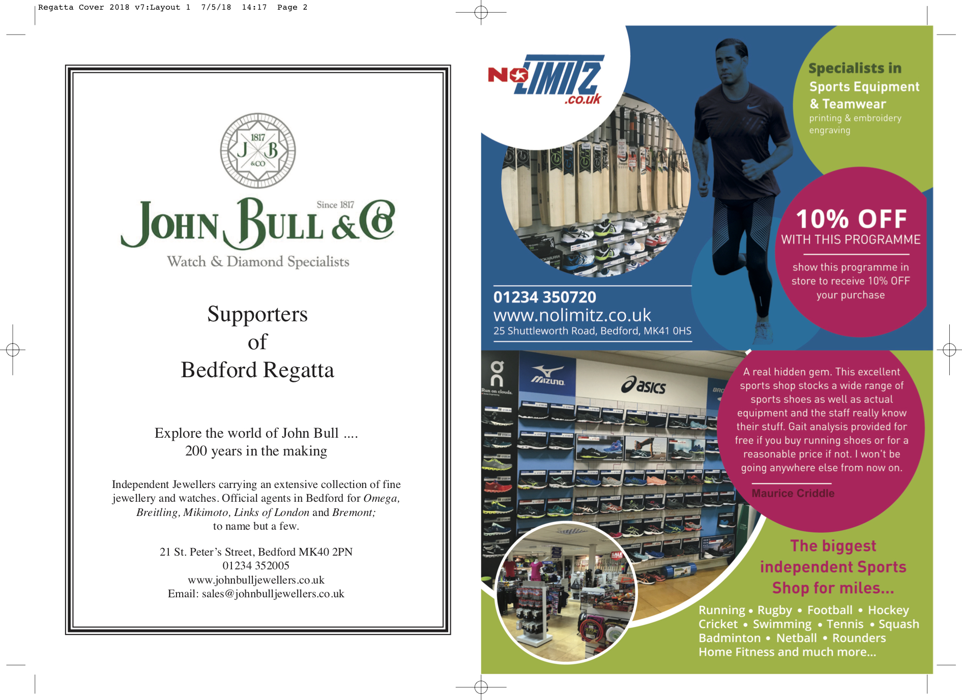 Sponsorship and Advertising – Bedford Regatta